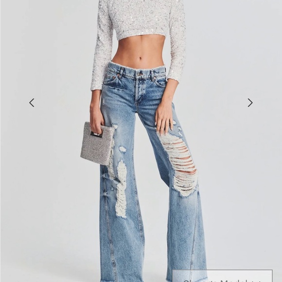 SER.O.YA | Jeans | Seroya Mountain Wide Leg Jean Shade Sorento Size 24 ...